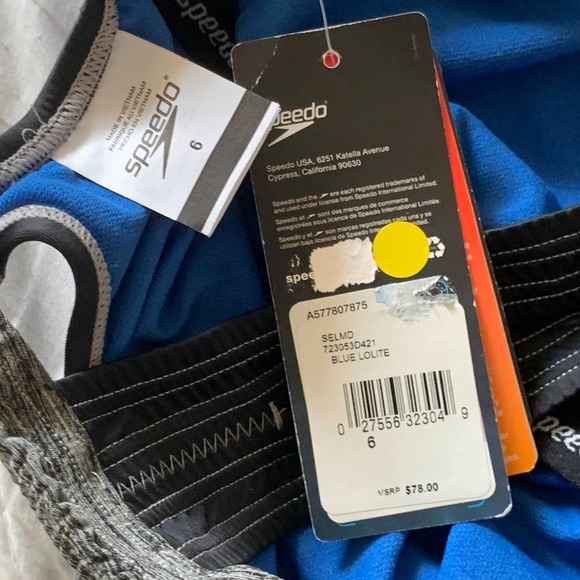 Speedo | Swim | Speedo 6 Quantum Splice Heather One Piece Swimsuit Gray ...